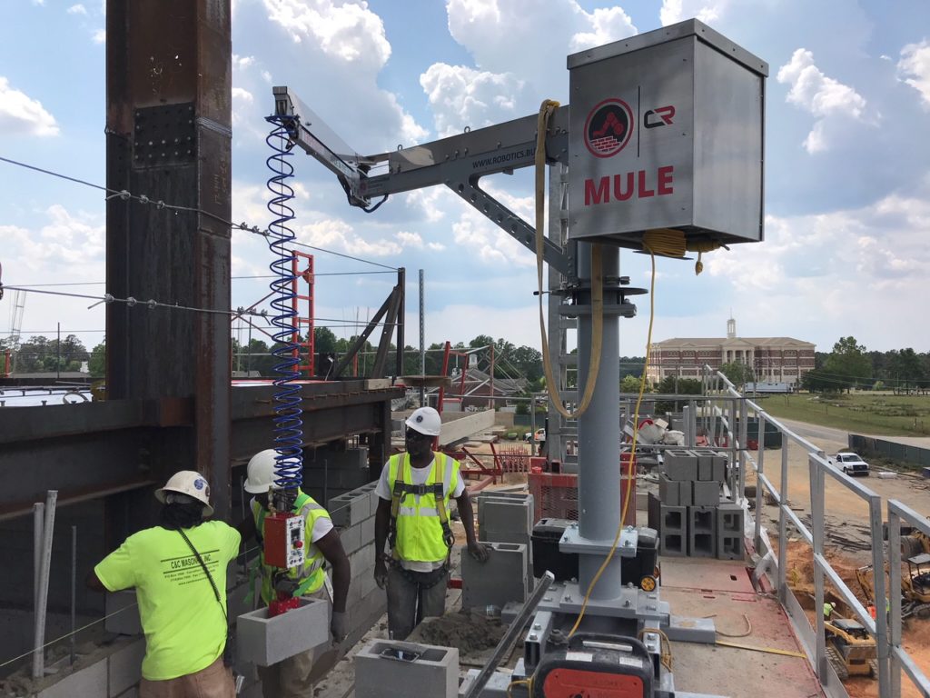 Robotics in Masonry, introducing the MULE Masonry Unit Lift Enhancer ...