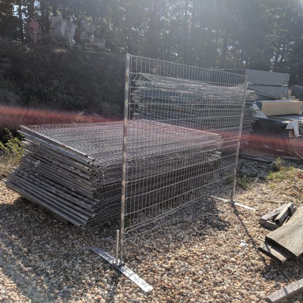 USED Temporary Fence Job Site Security Fencing 6' x 8' Panels 75 Pack
