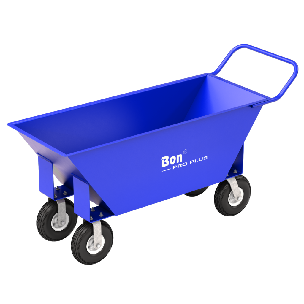 Bon 11-787 Mortar Buggy - 10 Cubic Feet - 10-inch Pneumatic Wheels ...