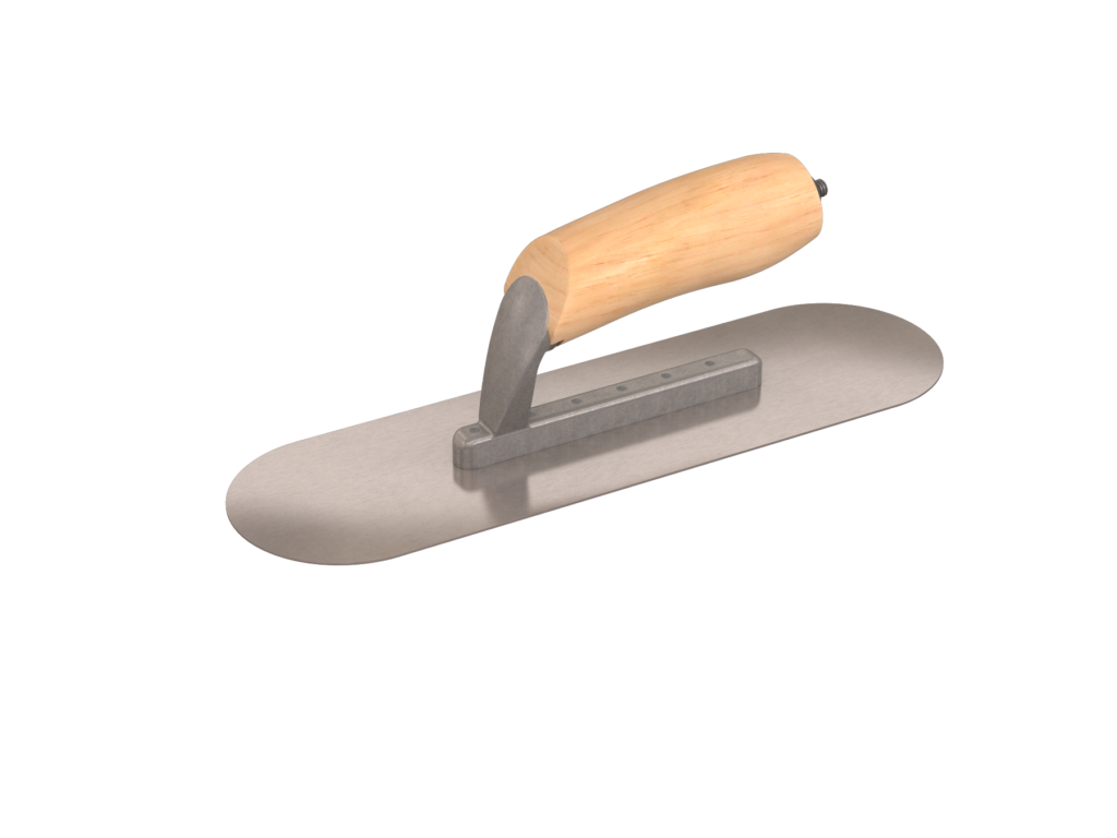 Bon 22-487 Swim Pool Trowel - 12-inch X 3 1/2-inch - Short Shank Wood ...